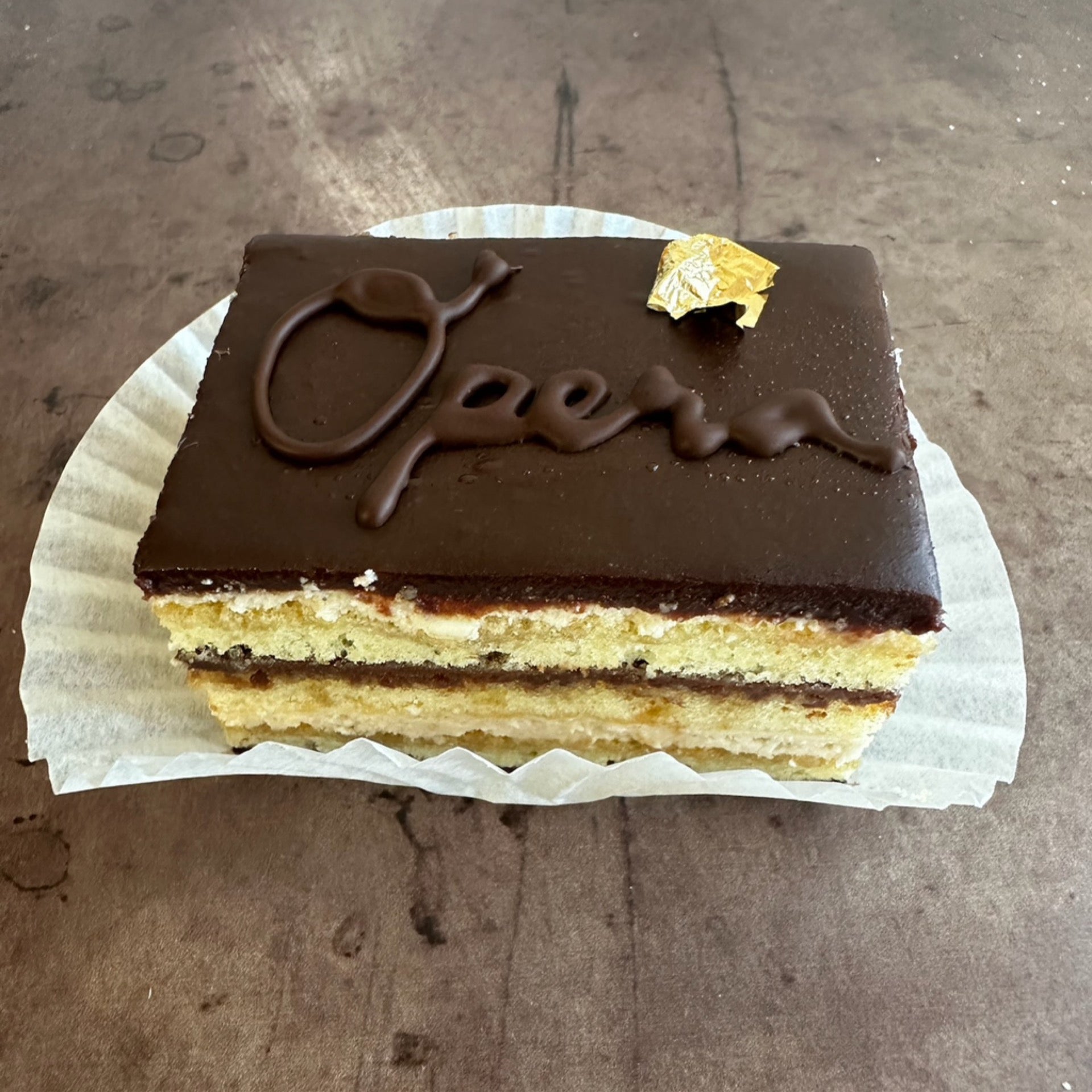 Opera Cake Slice | Sophia Marie Patisserie